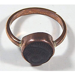 XUETZALCOATL Natural Shaligram Ring 1 pcs