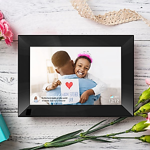 Digital Picture Frame Upgrade 9 Inch WiFi Digital Photo Frame with IPS HD Touchscreen, Auto-Rotate,Auto Dim, Share Photos and Videos Instantly via App from Anywhere