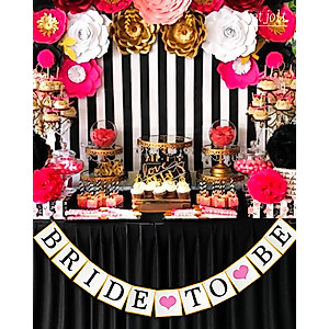 Bride Marriage Banner Decorations Paper Garland Wedding Proposal Supplies Engagement Sign Outdoor Party Photp Prop Rustic Decorations 6Ft