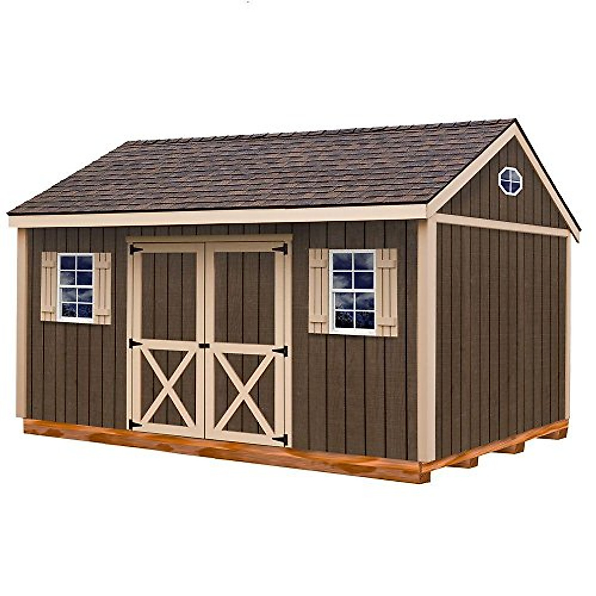 Best Barns Brookfield 12' X 16' Wood Shed Kit