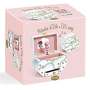 DJECO 36975 Tinyly Melodía Elfe caja de música Music Boxes, Multicoloured