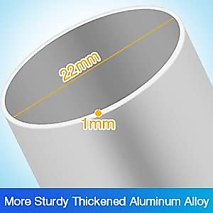 LIOOBO Canoe Paddle Kayak Paddles Retractable Lightweight Paddle Aluminum Alloy Telescopic Paddle Boat Accessories Yellow 1Pc