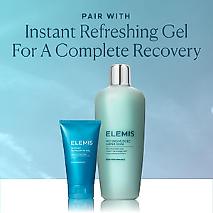 ELEMIS Aching Muscle Super Soak | Musclease Natural Foaming Bath Milk Warms, Recharges, and Energizes Tired, Overworked Muscles Post-Workout | 400 mL