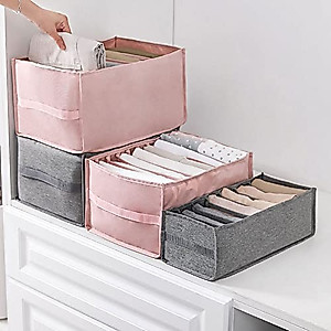 PINK - Shirt Organizer Clothing Storage Drawer Storage