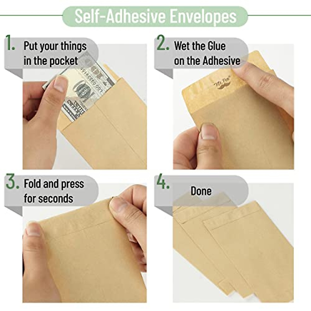 Mr. Pen- Money Envelopes for Cash, 100 Pack, 6.5" x 3.5", Cash Envelopes, 100 Envelopes Money Saving Challenge, Money Saving Envelopes, Small Envelopes for Money, Money Envelopes for Cash Budgeting