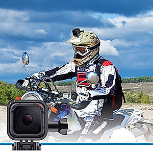 Frame Mount Housing Case for GoPro Hero 5 Session, Hero 4 Session, Upgrade Protective Housing Frame Shell Mount Holder with Buckle & Thumb Screw for GoPro Hero 5/4 Session