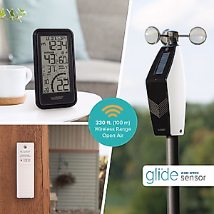 La Crosse Technology 327-1418BW Monochromatic Digital Wind Speed Station