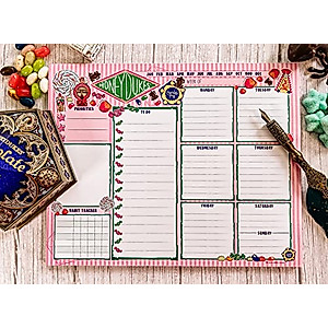 Conquest Journals Harry Potter Honeydukes Weekly Planning Pad 8"x10"