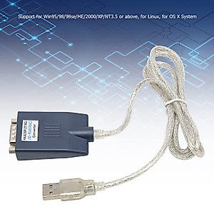 Naroote USB to RS422 Serial Adapter, Easy Connection Widely Compatible USB to RS485 Serial Adapter for Laptop