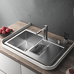 LXBche 1m 2m 3m Foldable Water Bath Shower Curved Groove Barrier Sink Retention System Stop Flow Floor Baths Strip for Bathroom Kitchen (Color : Black, Style : 1M)