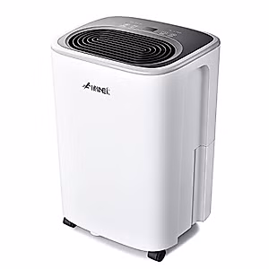 2000 Sq Ft 30 Pint Dehumidifier for Home and Basement, FIRINER Dehumidifiers for Bedroom with Drain Hose, Auto Shut-Off, Intelligent Humidity Control, Laundry Dry and 0.66 Gallon Water Tank