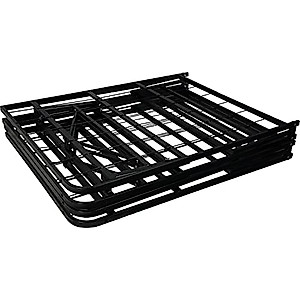 Boyd Sleep Bonus Base Metal Mattress Foundation, 18" Height, Black, California King