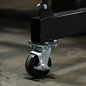 Titan Attachments Adjustable Gantry Crane, 2 Ton Capacity, Shop Lift Hoist Rated 4,000 LB, Portable Design with Locking Wheels, Adjustable Height up to 12 FT, Durable Steel Construction, Frame Only