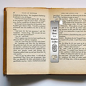 A Well Read Women is A Dangerous Creature Funny Bookmarks, Bookmark Tassels for Women, Book Lover, Bookworm, Book Accessories,Reading Gifts,Book Gifts,Birthday Christmas Gifts