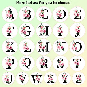 TRSODD Birthday Gifts for Women Mothers Day Gifts for Mom Wife Grandma Daughter Sister Teacher Appreciation Gifts Initial Tote Bag with Adjustable Shoulder Strap and Makeup Bag B