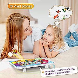 BEAURE 12 in 1 Kids Tablet with Lights - Interactive Toddler Learning& Education Toys, ABC Learning for Toddler Tablet for Kids - Gifts for age 3 4 5 year old boys and girls