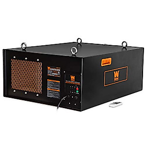 WEN 3417 3-Speed Remote-Controlled Industrial-Strength Air Filtration System (556/702/1044 CFM)