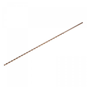 uxcell M35 High Speed Steel Straight Shank Twist Drill Bit,Gold Oxide 5mm Drill Diameter 400mm Length