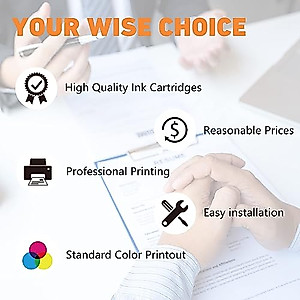 Hehua Remanufactured 220XL Ink Cartridges Replacement for Epson 220 Ink Cartridges T220XL 220 XL Combo Pack for WorkForce WF-2760 WF-2750 WF-2630 WF-2650 WF-2660 XP-420 XP-424 XP-320 Printer, 10 Packs