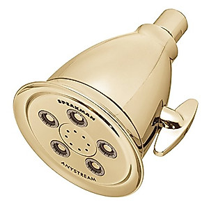 Speakman, Polished Brass S-2005-HB-PB Hotel Anystream High Pressure 2.5 GPM Adjustable Shower Head