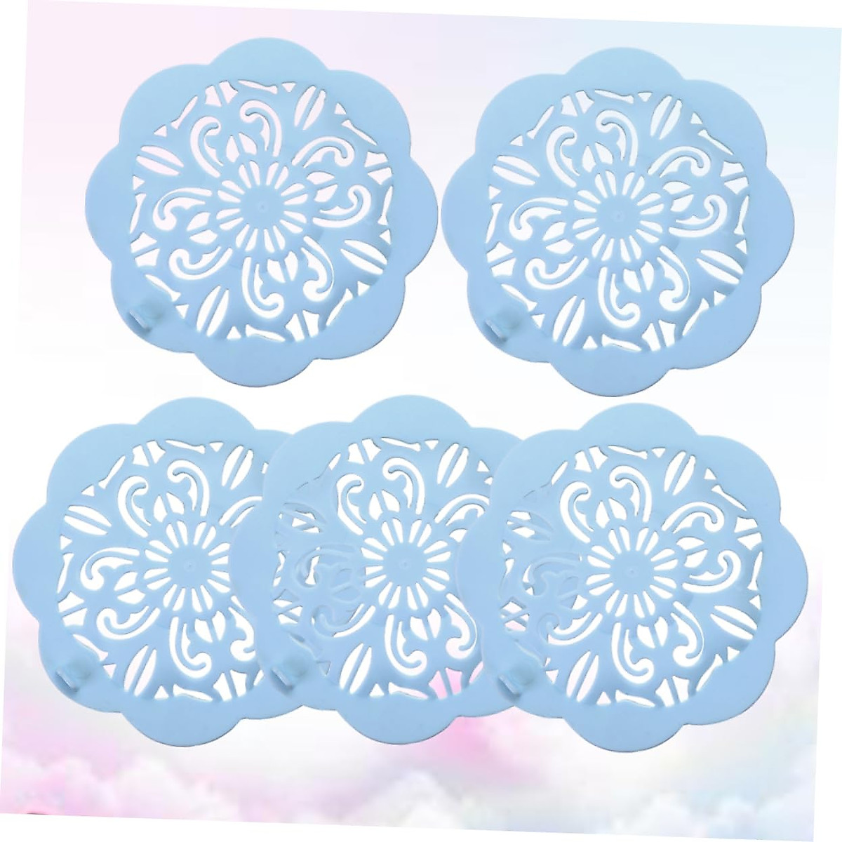 BUTIFULSIC 5pcs Sink Plug Sink Strainer Plug Sink Strainer Stopper Drain Filter Strainer Drain Cover Sink Drain Filter Bath Filter Tub Strainer Hair Catcher Filter for Sink Hair Organ Pool