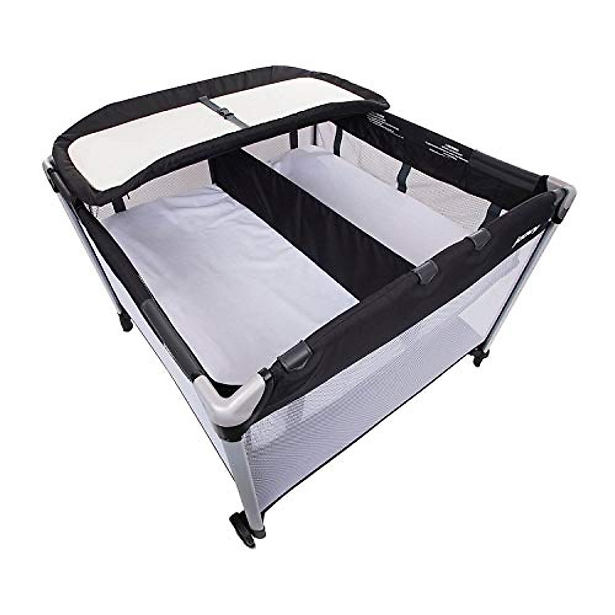 Joovy Room Twin Nursery Center with Bassinet, -Playard Sold Separately, 1 Count (Pack of 1)