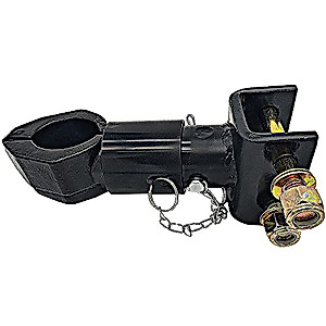 2-5/16" Adjustable Trailer Coupler with Trigger Latch SAE Class IV 12500 lb for Towing RV, Boat, Camper (Black) (12500LBS 2-5/16")