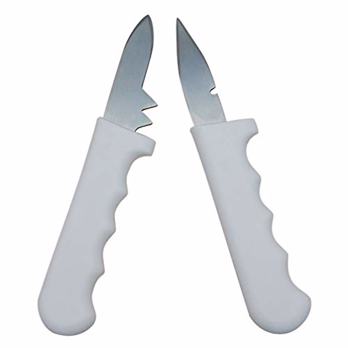 Hemoton Pro Tools Scallop T Tool 2pcs Oyster Shuckers Opener Seafood Clam Opener Cutters Scallops Shellfish Cutters Kitchen Gadgets Tools T Tool T Tool T Tool T Tool T Tool Crab Tools