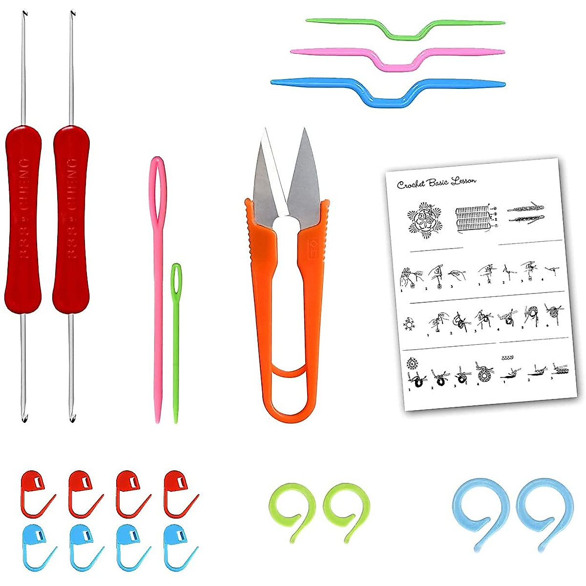 12 Colors Cotton Size 3 Crochet Thread Craft Yarn for Knitting and Crochet Perfect Beginner Kit