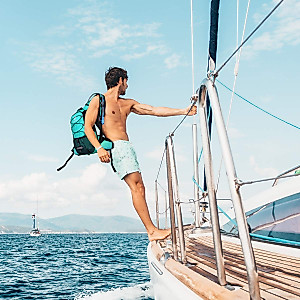 Mothybot Hydration Pack, Insulated Hydration Backpack with 2L BPA Free Water Bladder and Storage, Hiking Backpack for Men, Women, Kids for Running, Cycling, Camping - Keep Liquid Cool up to 5 Hours