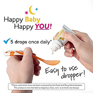 BioGaia Protectis Baby Probiotic Drops | Reduces Colic, Gas & Spit-ups | Healthy Poops | Reduces Crying & Fussing & Promotes Digestive Comfort | Newborns, Babies & Infants 0-12 Months | 0.17 oz