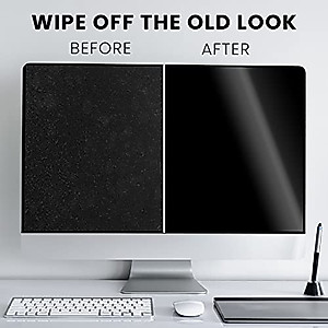 Screen Cleaner Spray (16oz) - Large Screen Cleaner Bottle - TV Screen Cleaner, Computer Screen Cleaner, for Laptop, Phone, Ipad - Computer Cleaning kit Electronic Cleaner - Microfiber Cloth Wipes