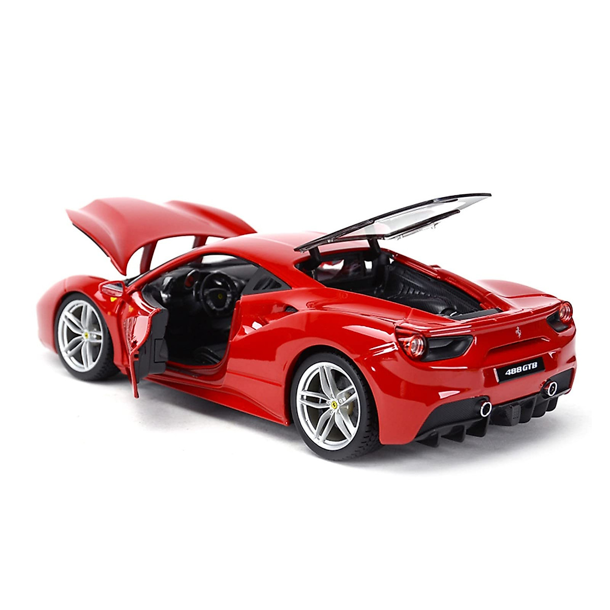 HTLNUZD 1/18 488 GTB Sports Racing Car Model Alloy Car Static for Ferrari Die Cast Vehicles Collectible Gift