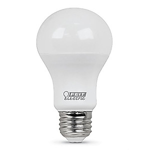 Feit Electric LED Light Bulbs, A19 60W Equivalent, Non-Dimmable, 800 Lumens, A19 LED Light Bulbs, E26 Base, 5000k Daylight, A19 LED Bulbs, 10 Year Lifetime, 1 Pack, A800/850/10KLED