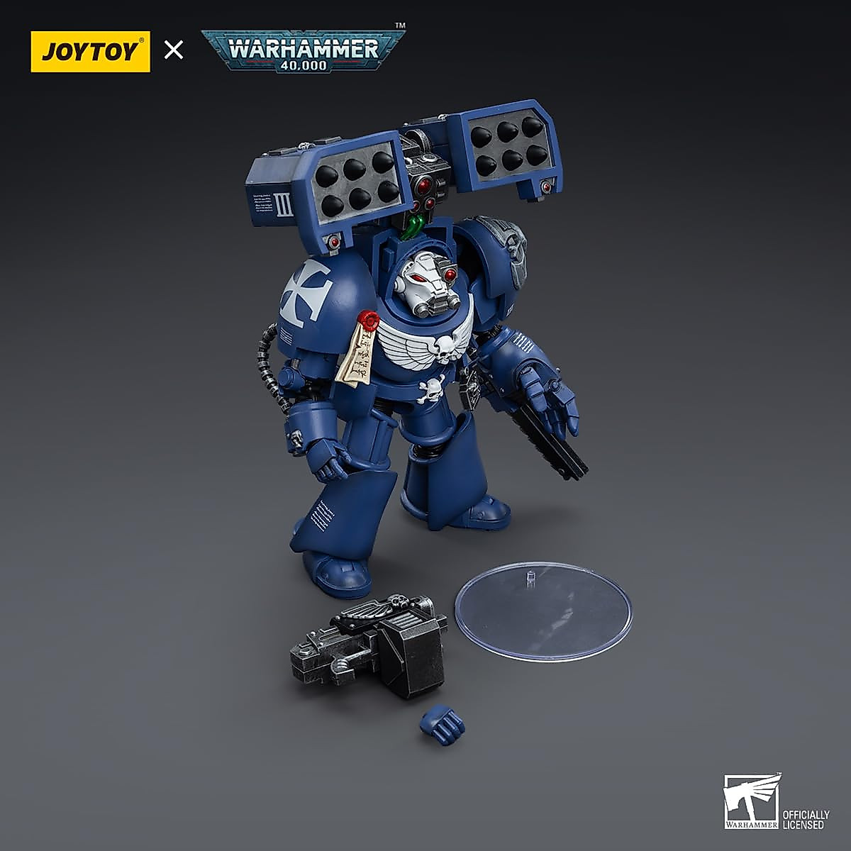 JoyToy Warhammer 40K 1/18 Action Figure Mecha Joy Toy Model Toys Ultramarines Terminators Brother Andrus