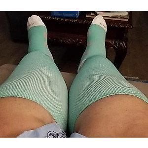 Wide Calf Compression Socks for Women & Men Extra Large Size Support Socks for Nurses Running Pregnant Travel, 15-20 mmHg