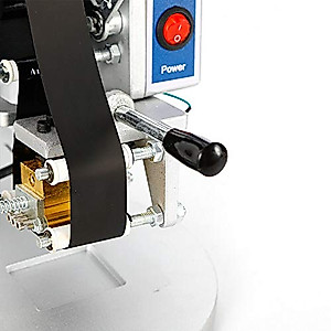 Electric Hot Stamp Ribbon Printer Hot Foil Date Code Printing Machine Manual Coding Machine 110V