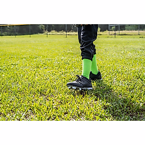 RIP-IT Girls Diamond Softball Cleats | Youth Softball Shoes for Girls | White | Size 4.5