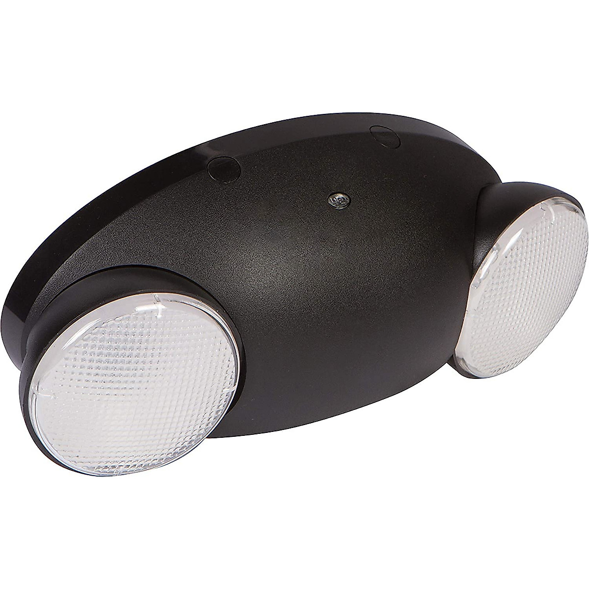 Morris Products Micro LED Emergency Light – Black, Standard Type - 33 Lumens - Energy Saving Emergency Lighting Unit – Compact Design – Thermoplastic Housing - Rechargeable, 5-Pack