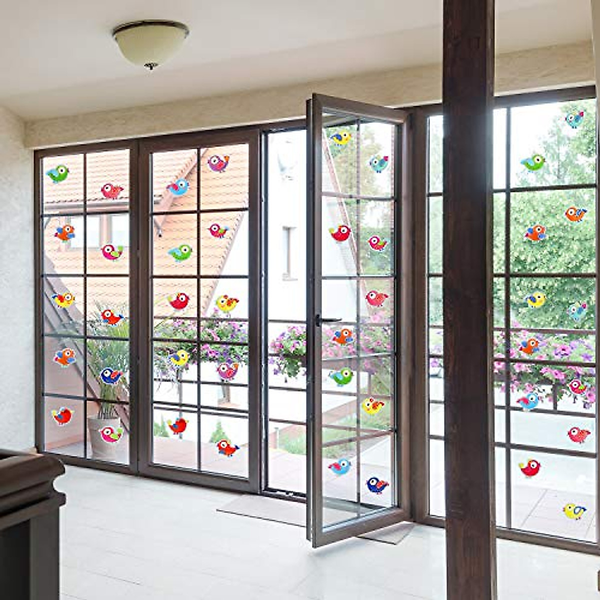 72 Pieces Boho Birds Cut-Outs for Classroom & Parties