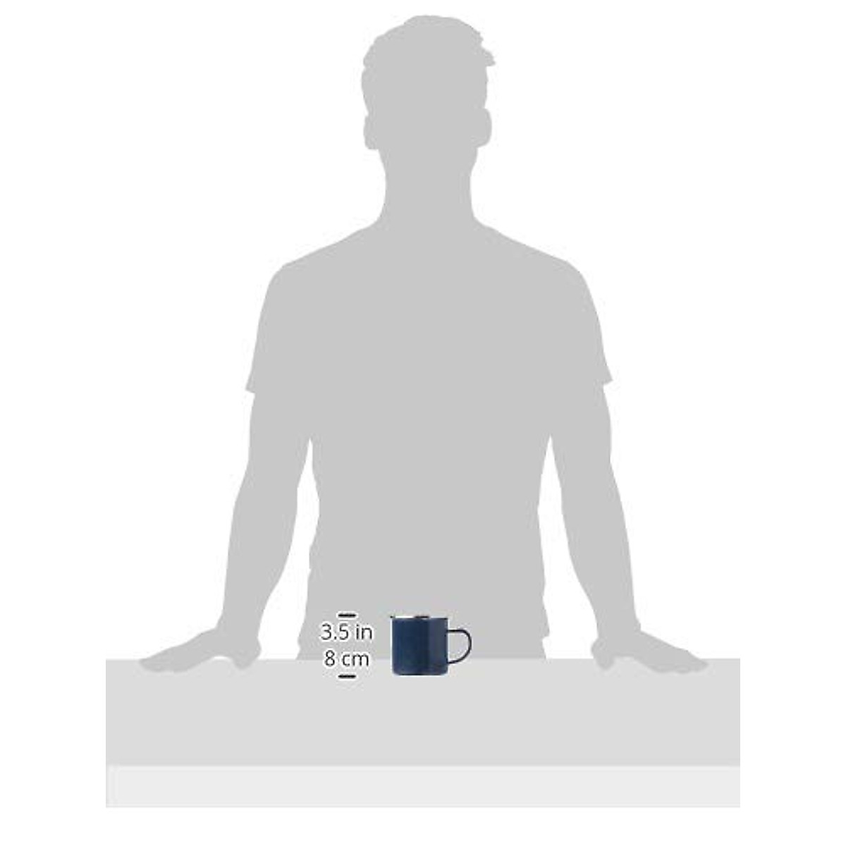 Stansport Enamel Coffee Mug 12 OZ (15985)