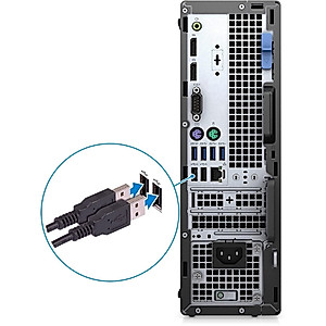 Dell OptiPlex 7000 7090 Desktop Computer - Intel Core i5 10th Gen i5-10505 Hexa-core (6 Core) 3.20 GHz - 8 GB RAM DDR4 SDRAM - 256 GB M.2 PCI Express NVMe 3.0 x4 SSD - Small Form Factor - Black