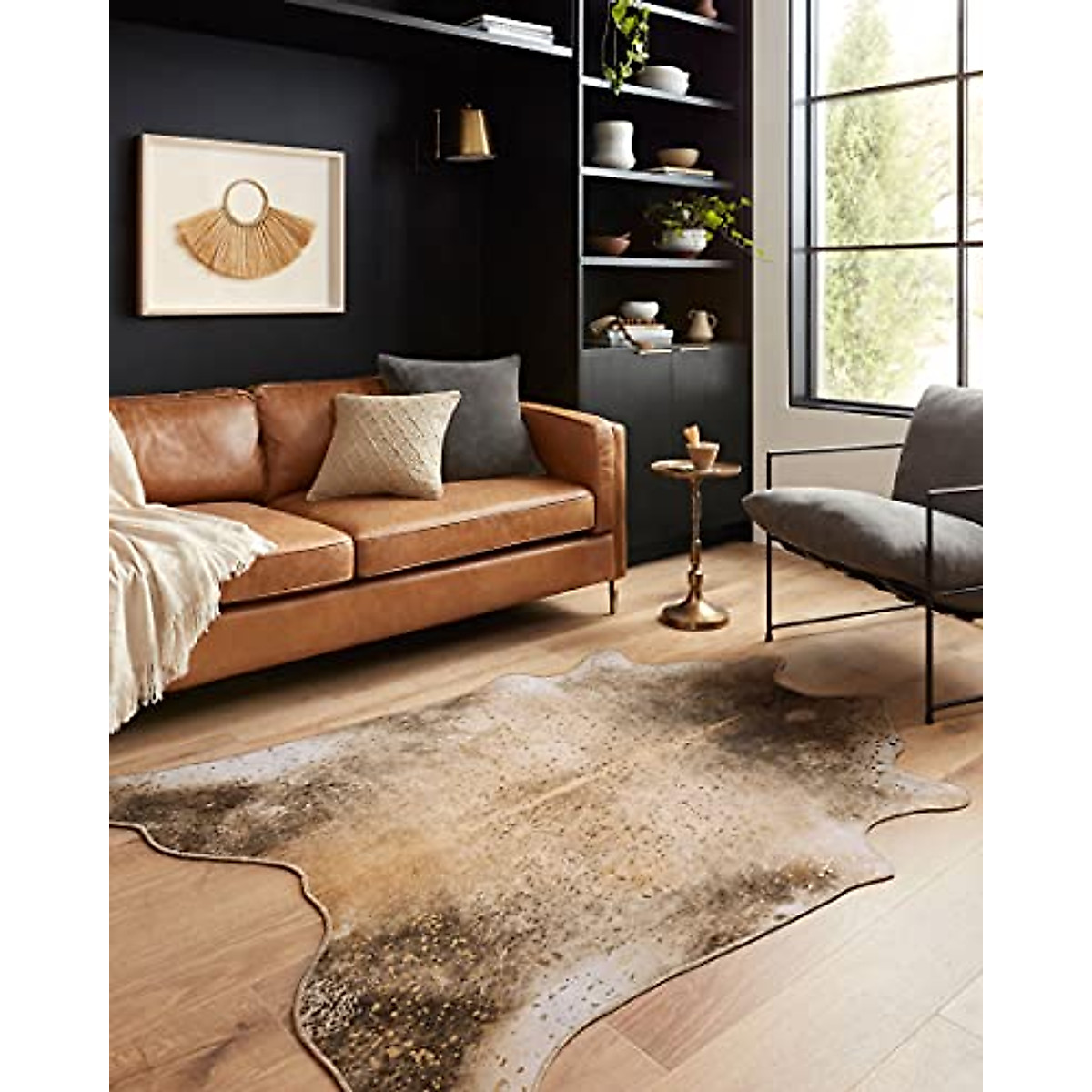 Loloi II Odessa Collection ODE-01 Mocha/Sand, Contemporary 5' x 6'-6" Area Rug