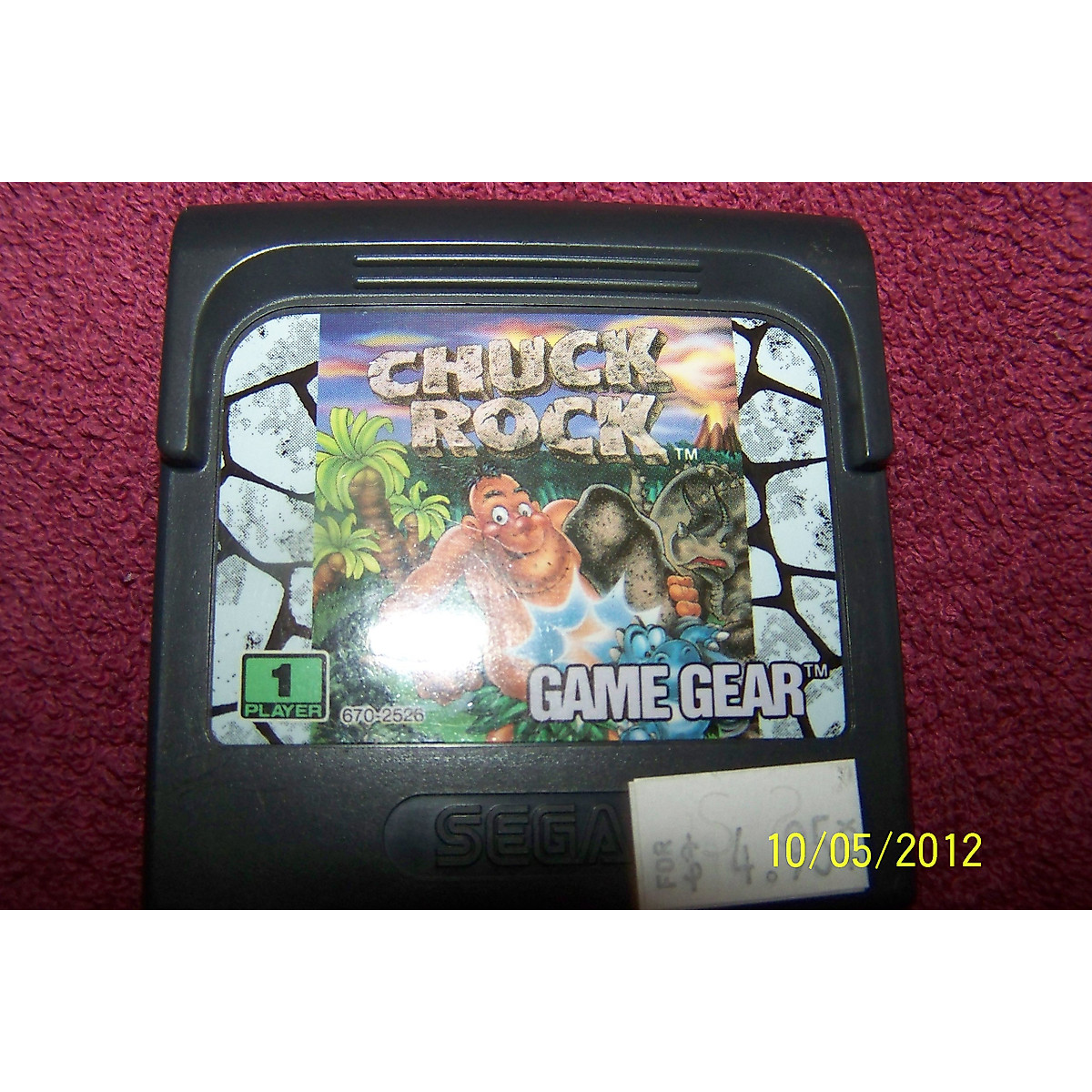 Chuck Rock - Sega Game Gear