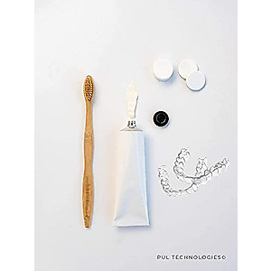 Daily Aligner Cleanser Tablets by PUL - Remove Odors Discoloration Stains & Plaque - Specially Formulated to Clean & Brighten Aligners, Retainers, Dentures, Nightguards & Dental Appliances - 30 Pack