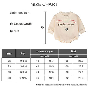 Baby Girl Boy Crewneck Sweatshirt Romper, Long Sleeve Rainbow Pullover Sweater Top Warm Fall Winter Clothes