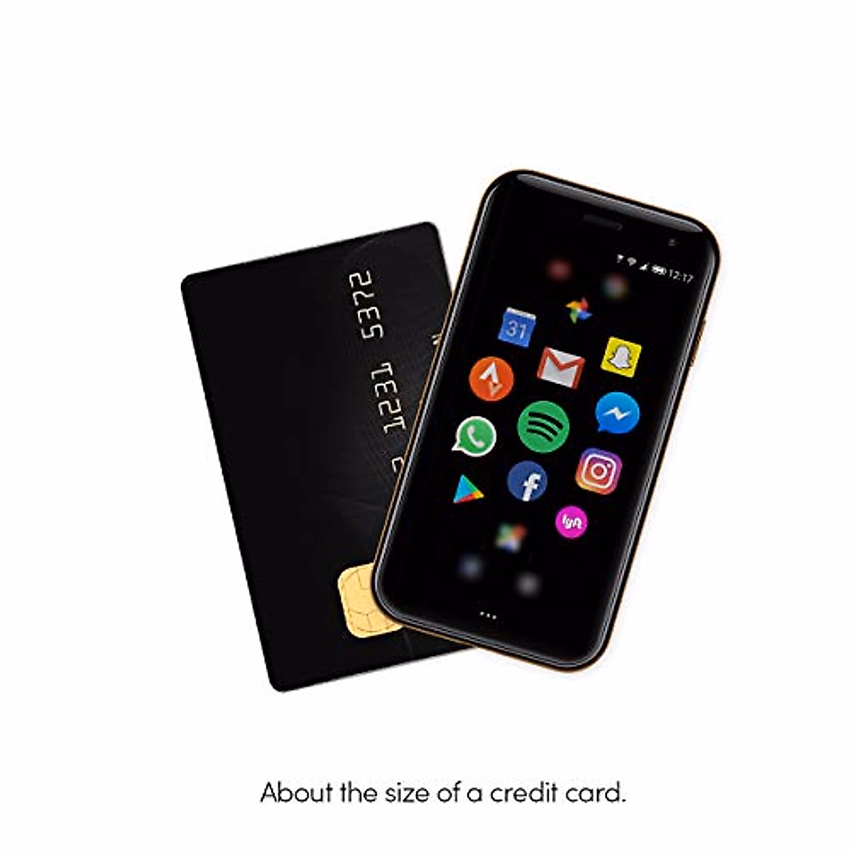 Palm Phone PVG100 (The Small Premium Unlocked Phone), 4G LTE, 32GB Memory, Titanium - Unlocked