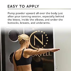 Norvell Post Sunless Tan-Lucent Talc Free Tinted Drying Powder for Flawless Spray Tan, 0.5oz (14.2g)