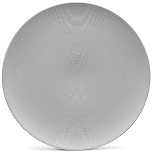 Noritake GoG Swirl Platter, Round, 12 1/4" in Grey