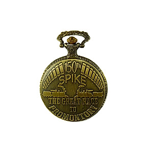 Pinnacle Awards Railroad Approved Railway Regulation Standard Train Pocket Watch 150th Spike Anniversary 4 Passenger Unit F40PH